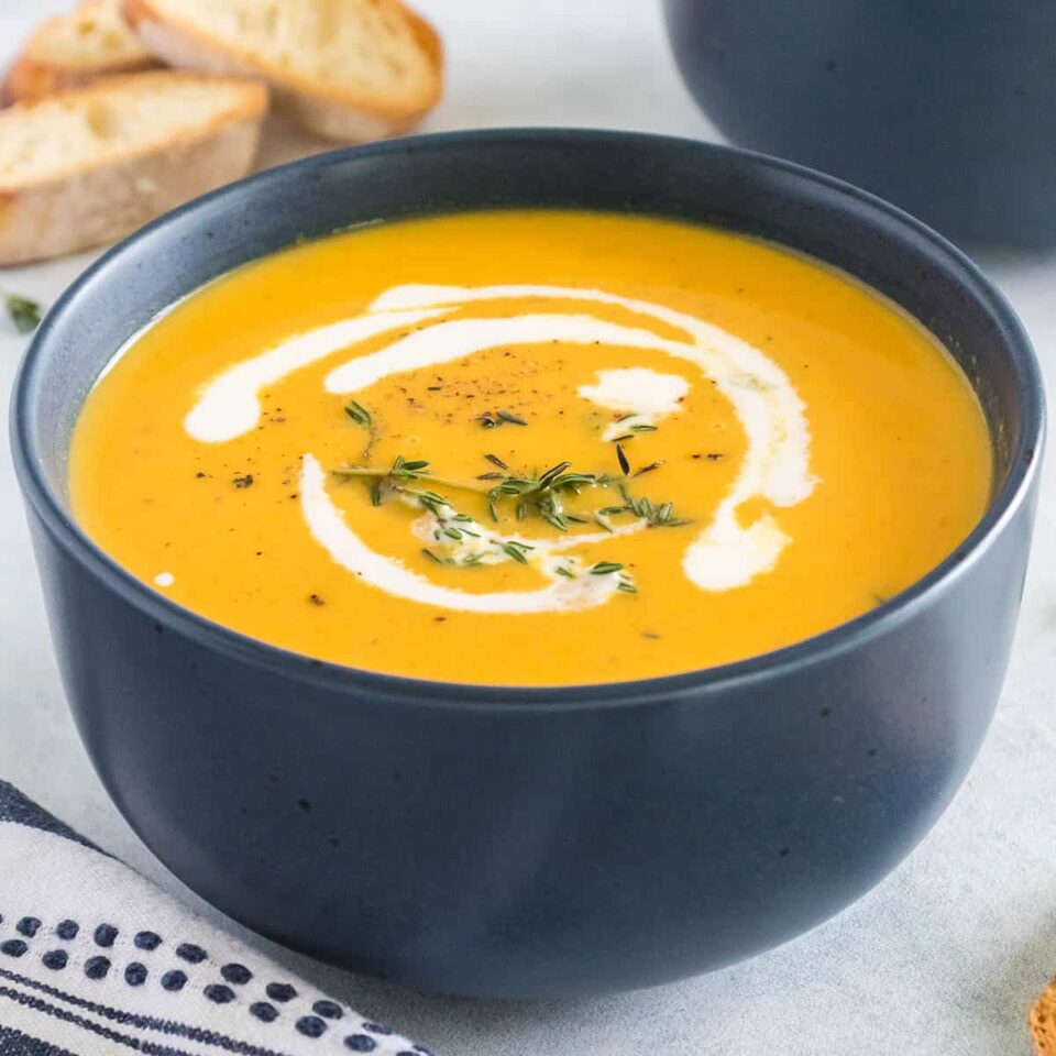Roasted Butternut Squash with Ginger Soup - Everyone's Harvest